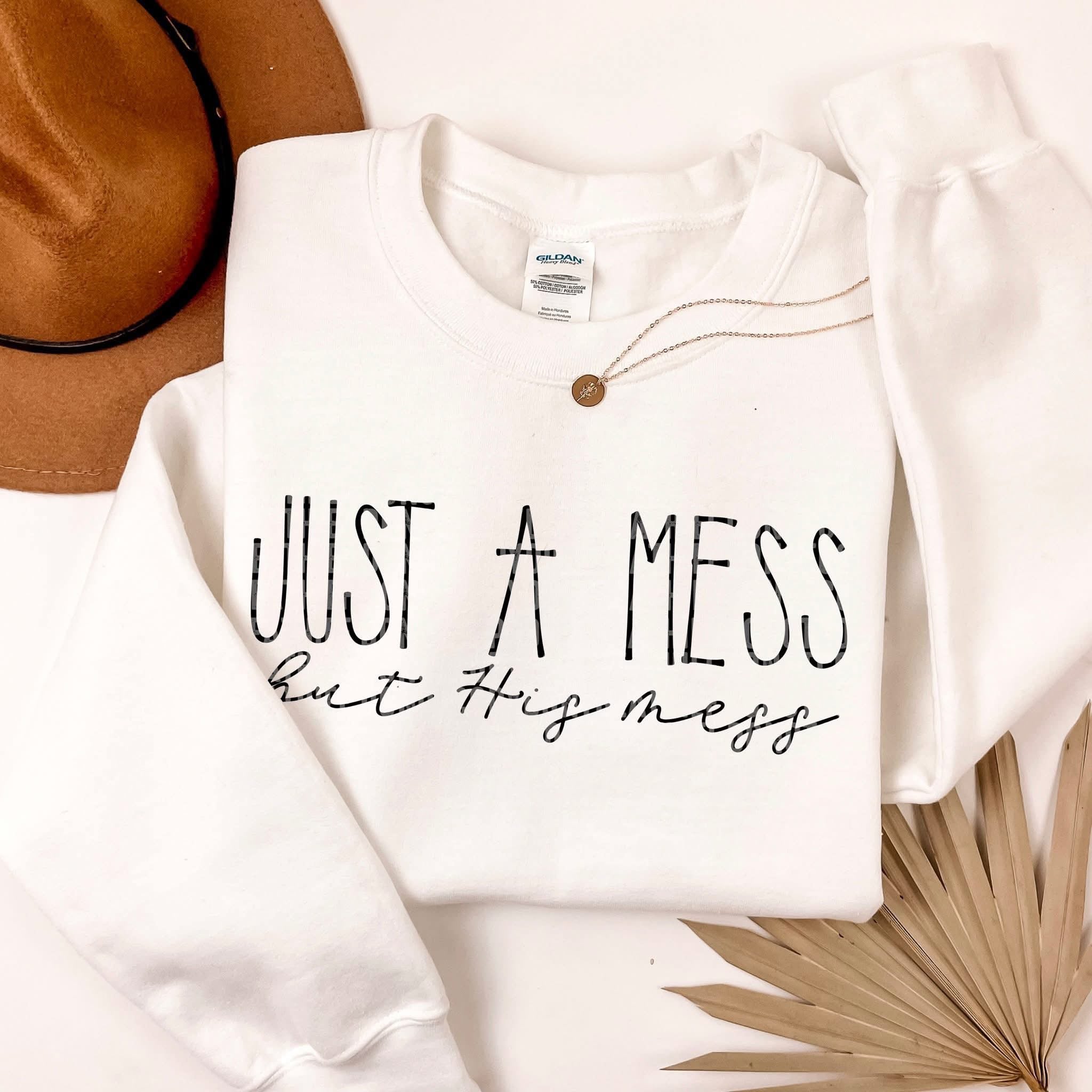 Just A Mess DTF Print – Simple Tymes