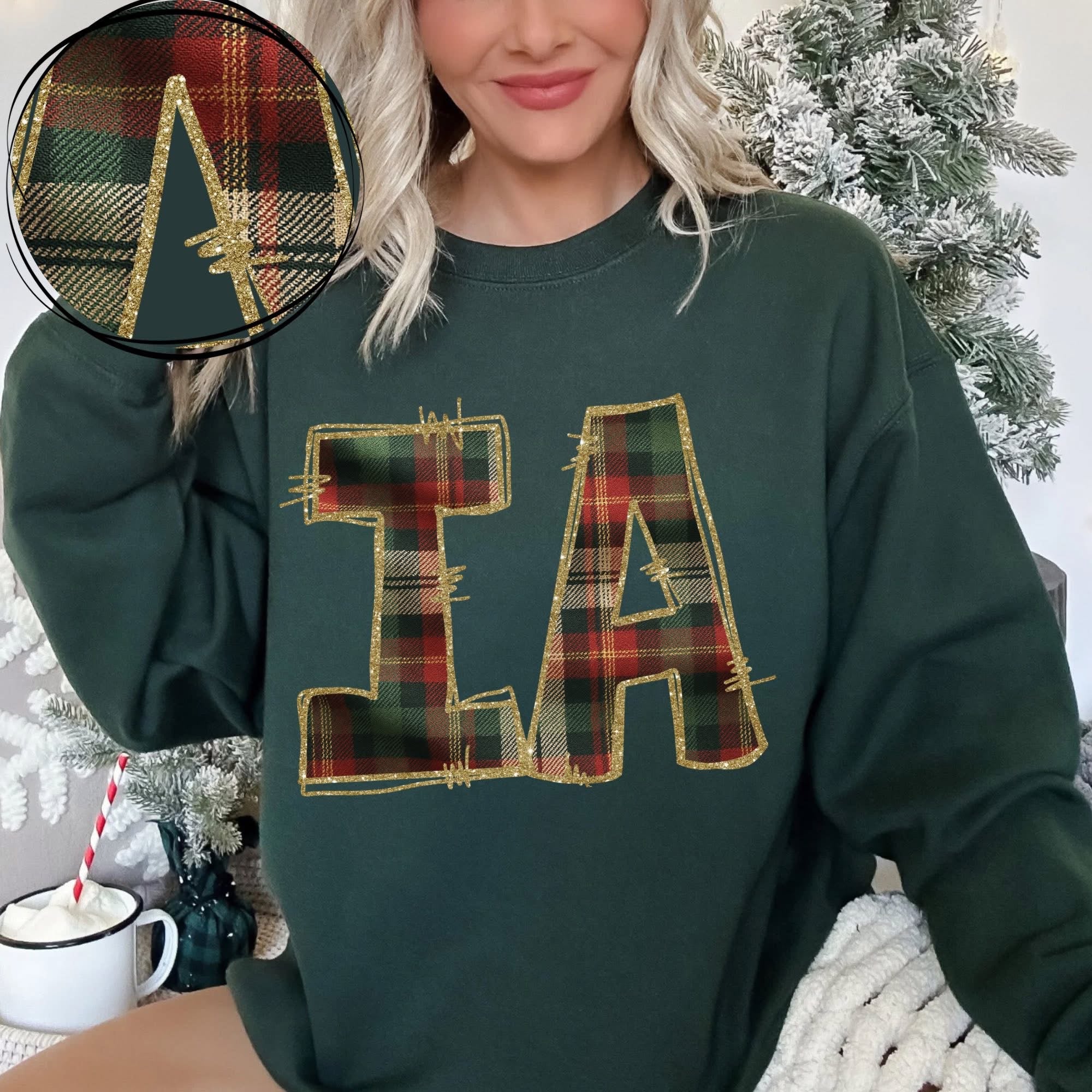 Holiday Plaid IA DTF Print – Simple Tymes