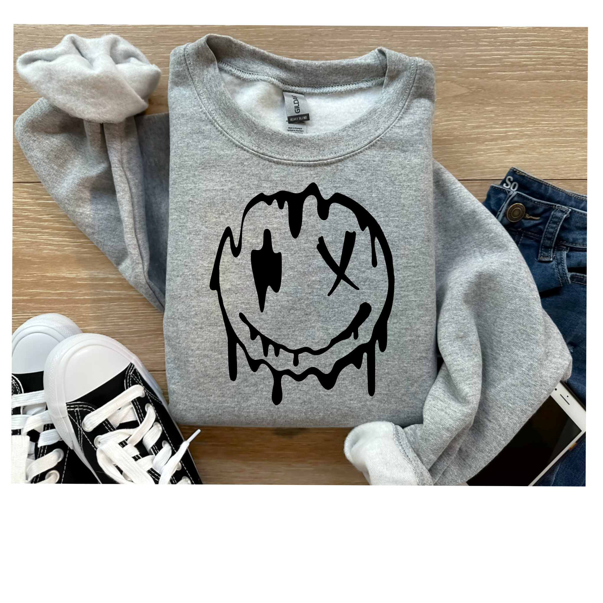 Smiley Face DTF Print – Simple Tymes