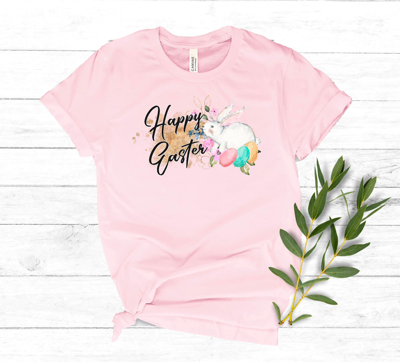 Happy Easter with Bunny DTF Print – Simple Tymes