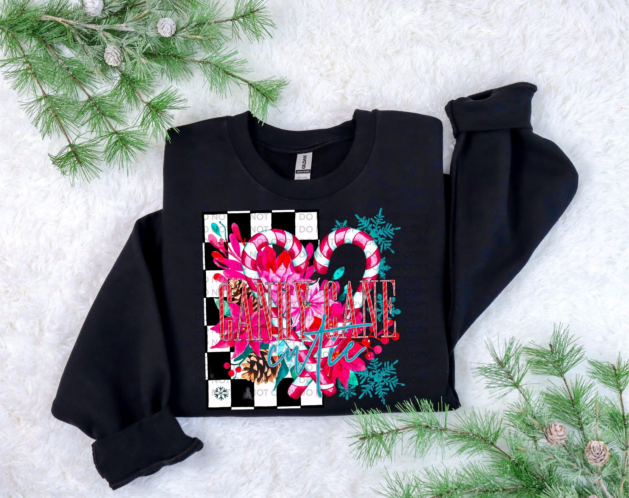 Candy Cane Cutie DTF Print – Simple Tymes