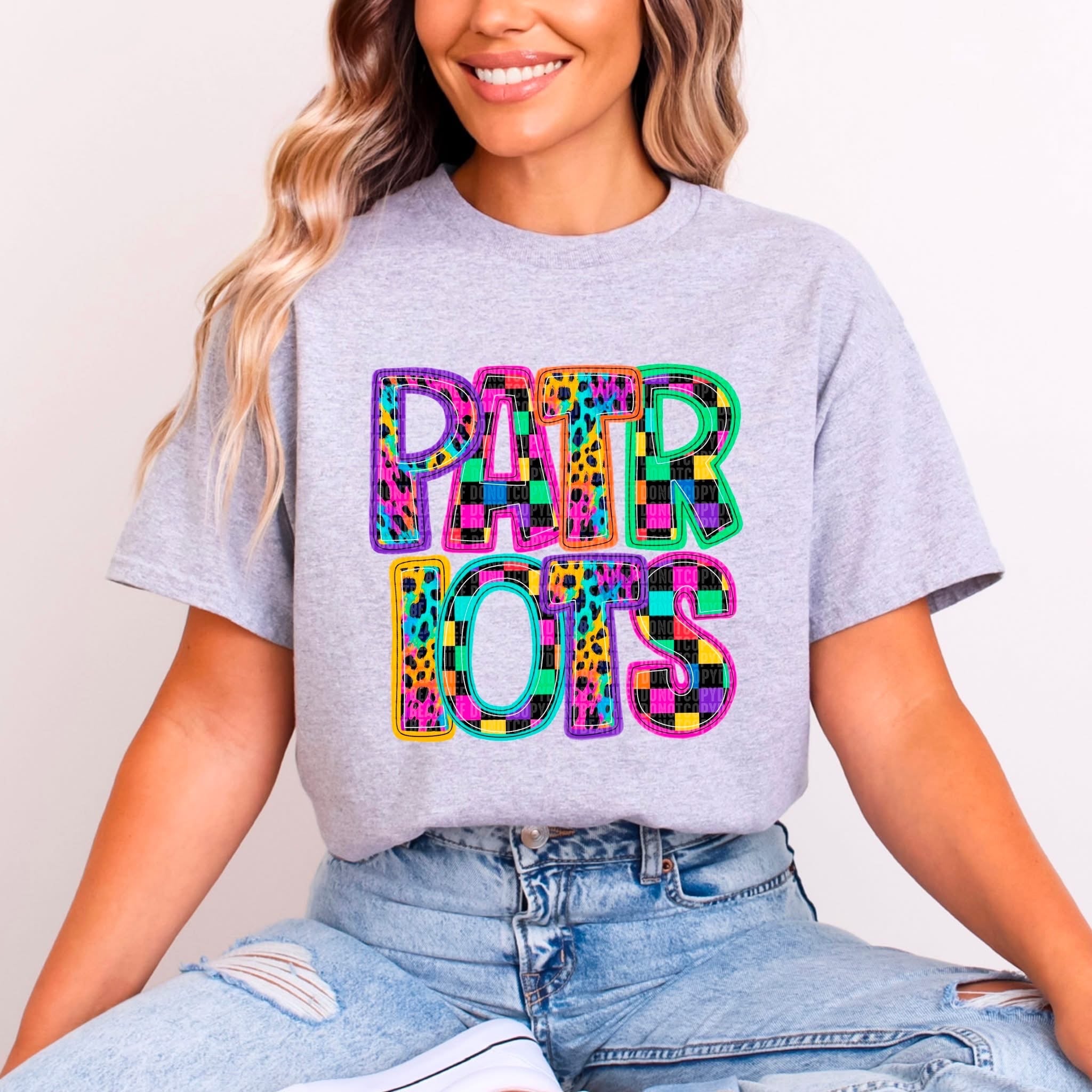 Multi Pattern Mascots DTF Print – Simple Tymes
