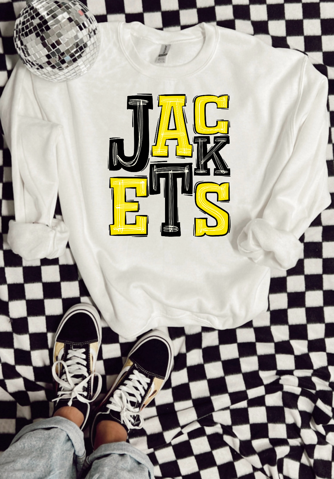 Jackets (Black & Yellow) DTF Print – Simple Tymes