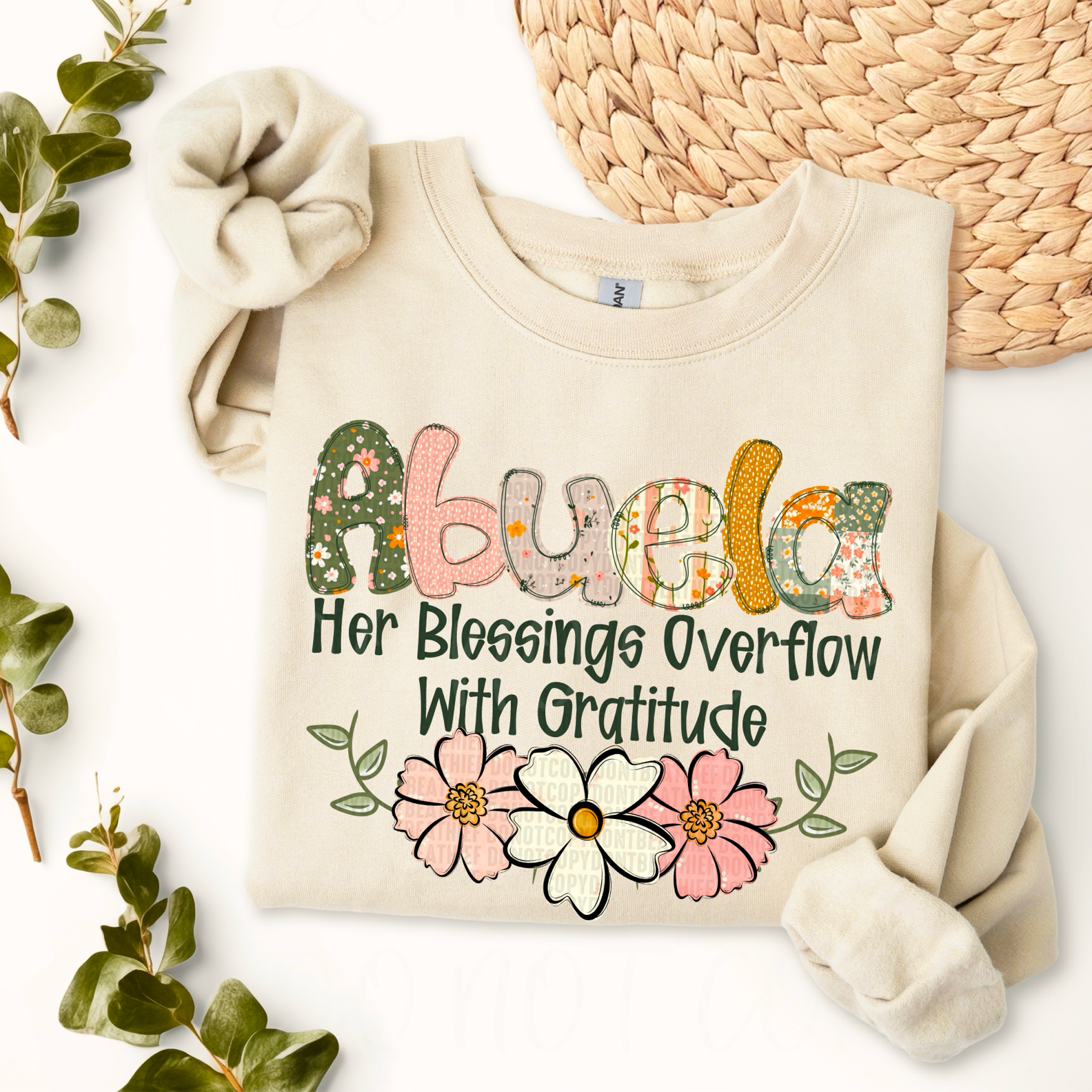 Blessings Overflow Collection DTF Print – Simple Tymes