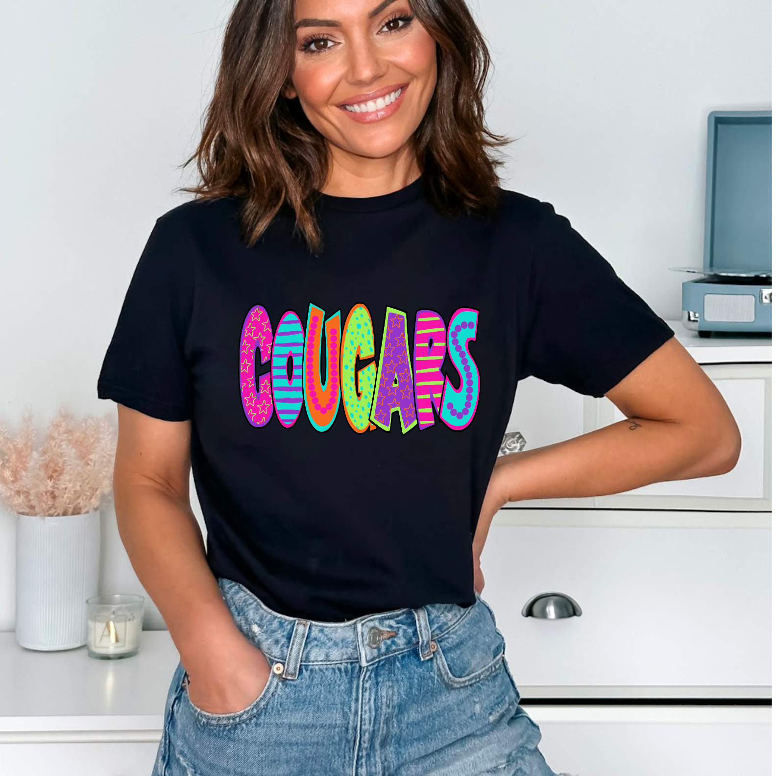 Multi-colored Team DTF Print – Simple Tymes