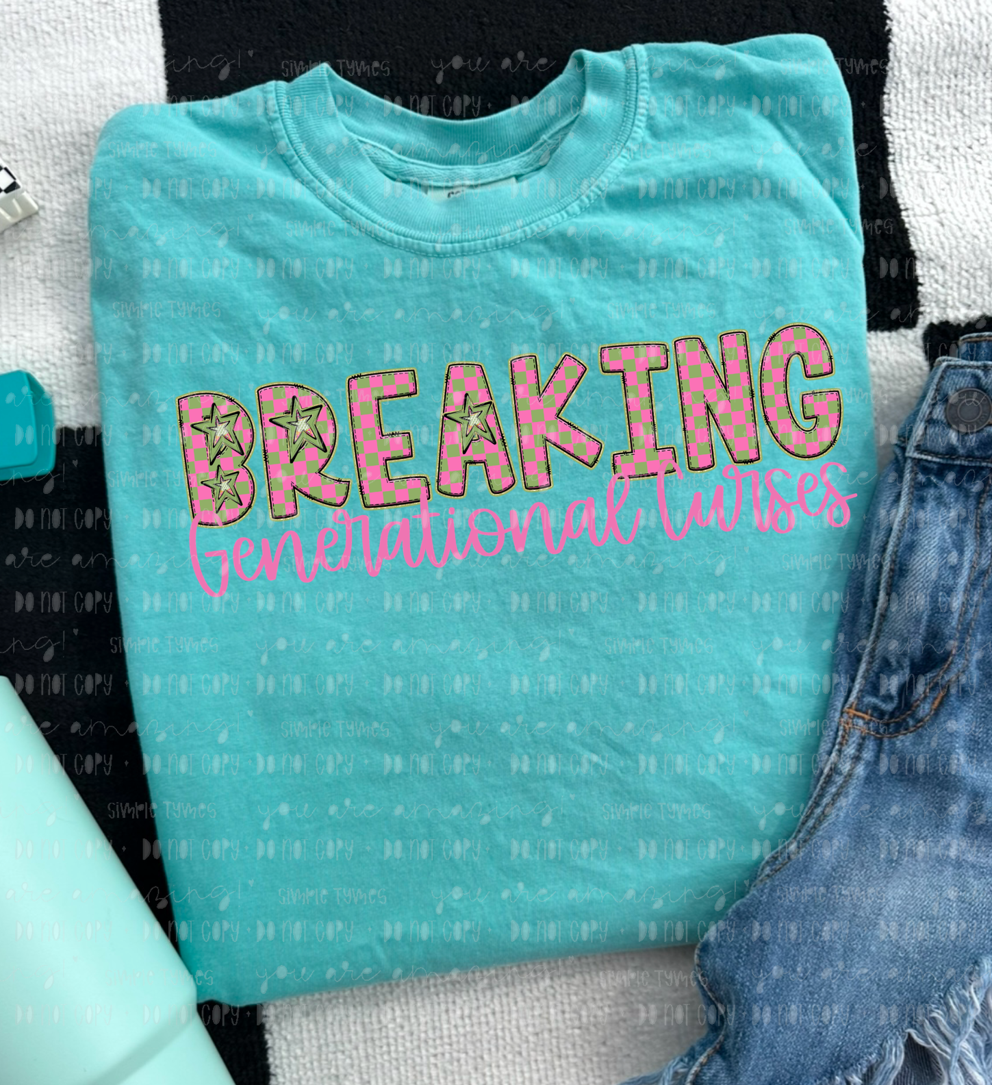 Breaking Generational Curses DTF Print – Simple Tymes