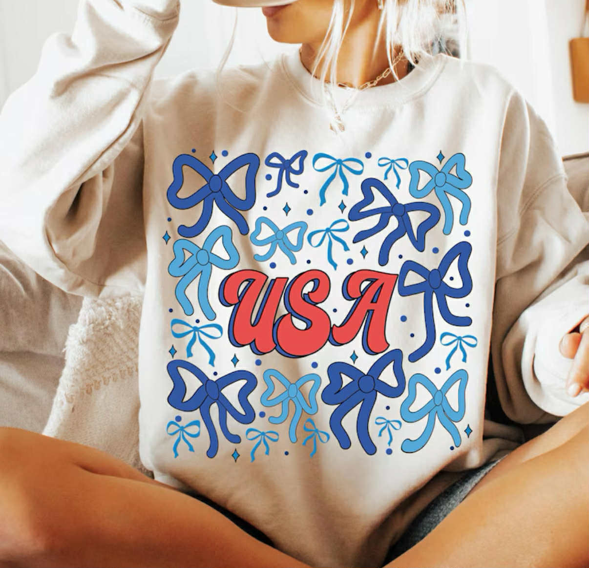 USA Typography DTF Print – Simple Tymes
