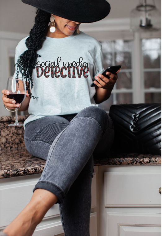 Social Media Detective DTF Print – Simple Tymes